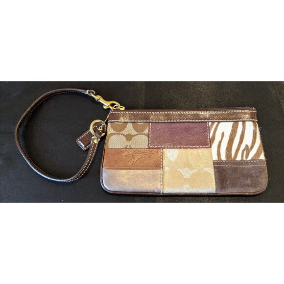 Coach | Bags | Vintage Coach Signature Canvas Leather Patchwork ...